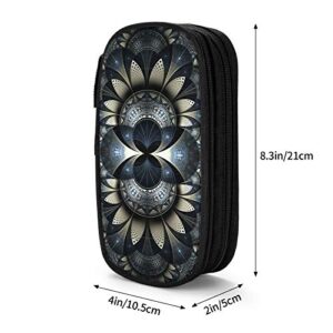 TumzfhQ Mandala Flower Pencil Case for Women Pencil Pouch for School Home College Office