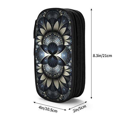 TumzfhQ Mandala Flower Pencil Case for Women Pencil Pouch for School Home College Office