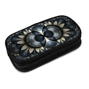 TumzfhQ Mandala Flower Pencil Case for Women Pencil Pouch for School Home College Office