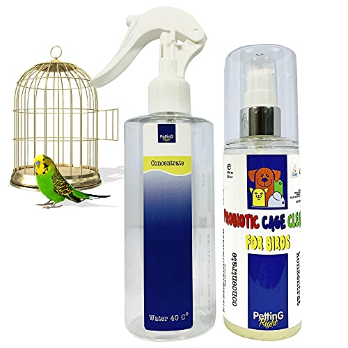 Petting Right Concentrated Probiotic Cage Cleaner for Birds