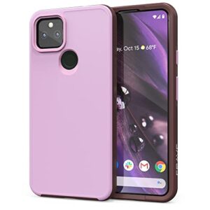 crave slim guard for pixel 5a case, shockproof case for google pixel 5a 5g - lilac