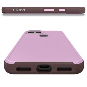 Crave Slim Guard for Pixel 5a Case, Shockproof Case for Google Pixel 5a 5G - Lilac