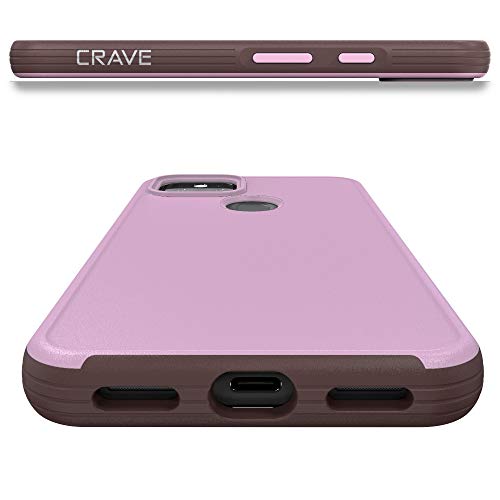 Crave Slim Guard for Pixel 5a Case, Shockproof Case for Google Pixel 5a 5G - Lilac