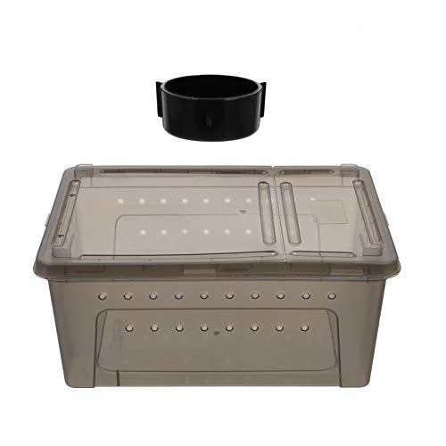 POPETPOP Reptile Breeding Box, Reptile Terrarium, Reptile Container Reptile Cage Lizard Tarantula Habitat Breeding Cage for Spider Scorpion Gecko