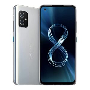 asus zenfone 8 zs590ks 5g dual 128gb 8gb ram factory unlocked (gsm only | no cdma - not compatible with verizon/sprint) international version - white