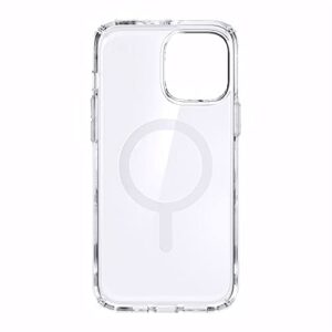 Speck Products Presidio Perfect Clear + MagSafe iPhone 12 Pro Max Case, Clear/Clear