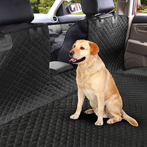 Vailge Dog Cargo Liner for SUV，Waterproof SUV Cargo Liner for Dogs，Nonslip Pet Cargo Cover Liner Dog Car Seat Cover Mat with Mesh Window，Washable Dog Trunk Cargo Cover with Bumper Flap - Universal Fit