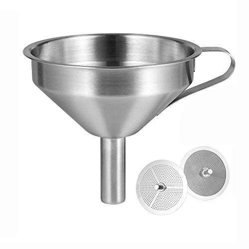 Sovol 3D Stainless Steel Funnel, Resin Filter Cup for SLA/DLP/LCD Resin 3D Printer UV Resin, Double-Strainer Filter for 3D Printing Liquid