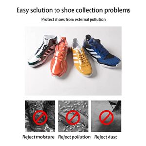 LZAOA Shrink Wrap Bags,50Pcs 10x16Inches Sneaker Heat Shrink for Basketball shoe Collector,Gift,Candles Movie DVDs/CDs Jars Bottles and DIY Crafts