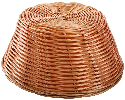 Yesland 12 Pack Plastic Round Basket Small Gift Baskets - 7 Inch Woven Bread Roll and Food Serving Baskets - Food Storage Basket Bin for Kitchen, Restaurant, Centerpiece Display, Christmas Gifts