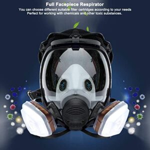 Bgs13 Reusable Full Face Cover 17 in 1, Full Face Respirator, Paint Face Cover for Painting, Machine Polishing, Woodworking, Welding, Decoration Work, and Other Work Protection