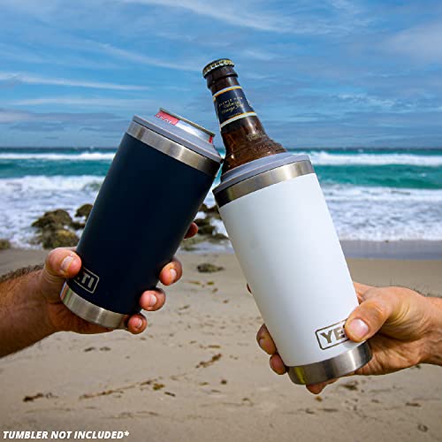 Tumbler Buddy Insulated Can Holder – Vacuum-Sealed Stainless Steel – Beer Bottle Insulator for Cold Beverages –Thermos Beer Cooler Suited for Any Size Drink - One Size Fits All - Tumbler Not Included