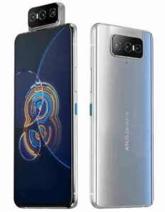 asus zenfone 8 flip zs672ks 5g dual 128gb 8gb ram factory unlocked (gsm only | no cdma - not compatible with verizon/sprint) international version - silver