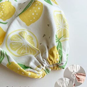 Hglian Lemon Grocery Bags Holder Dispenser Wall Mount Plastic Bag Holder Garbage Shopping Trash Bags Storage Carrier Organizer,Cute Lemon Home Kitchen Décor, Gifts for Women Mom Wife