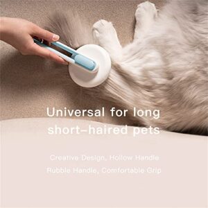 Marchul Cat Brush for Shedding and Grooming, Self Cleaning Slicker Brush for Short or Long Haired Cats, Small Dog Hair Brush for Puppy Kitten Massage Removes Loose Undercoat, Tangled Hair, Shed Fur