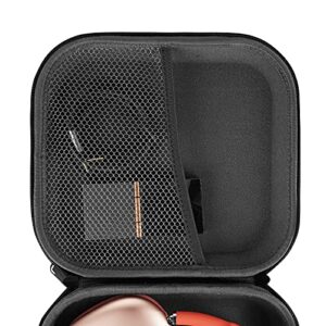 Linkidea Hard Shell Case Compatible with AirPod Max Case, Protective Hard Shell Travel Bag with Cable, Charger Storage (Dark Grey)