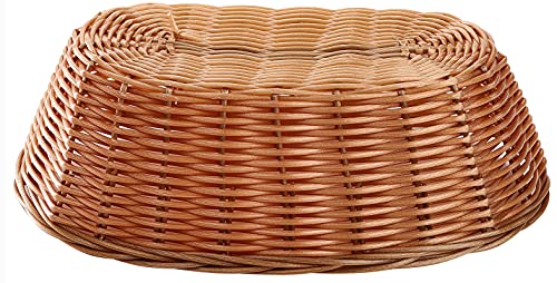 Yesland 12 Pack Plastic Oval Basket Small Gift Baskets, Food Storage Basket & Fruit Basket, 10 x 5.8 x 2.75 Inches Bread Basket Bin for Kitchen, Restaurant, Centerpiece Display, Christmas Gifts