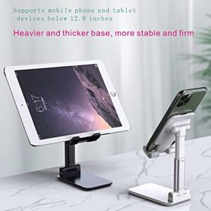 Cell Phone Stand, Adjustable Angle and Height of Desktop Phone Stand, Stable Non-Slip Design Compatible with All Mobile Phones, iPhone, iPad, Tablet PC (Mint Green)