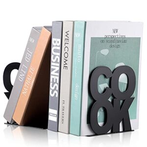 hotop, book ends decorative metal bookends supports for book-rack desk kitchen book shelf holder for shelves distinctive appearance design book ends metal supports