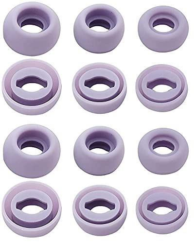 BLLQ Violet Silicone Ear Tips Comaptible with SAM Sung Galaxy Buds Pro Earbuds Tips Ear gels eartips, S/M/L 6 Pairs, Violet (gbpro)