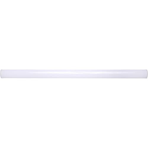 Satco [65/701] (1 Pack) 4' Linear Strip White Finish; (Strip Fixture) CCT Selector in Multiple Color Temperatures (3500K/4000K/5000K) for use at Home, Office, Buildings, Constructions, Hotels