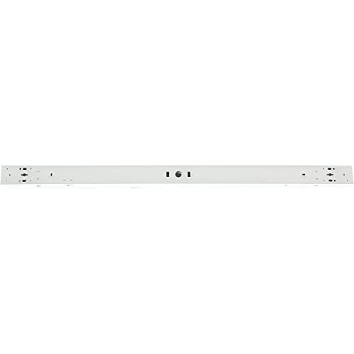 Satco [65/701] (1 Pack) 4' Linear Strip White Finish; (Strip Fixture) CCT Selector in Multiple Color Temperatures (3500K/4000K/5000K) for use at Home, Office, Buildings, Constructions, Hotels