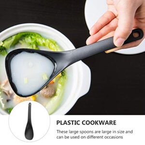 DOITOOL 2pcs Rice Paddle Spoon Soup Spoon Cooking Utensil Rice Scooper Non- stick Heat- resistant Works for Rice Mashed Potato or more