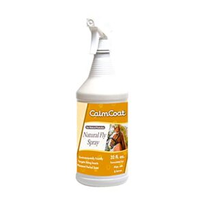 calm coat natural fly spray for dogs cats and horses 32 oz