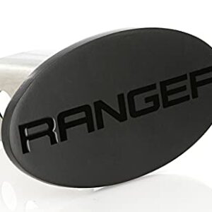 Ford Ranger Black Oval Trailer Tow Hitch Cover Plug (2" Inch)