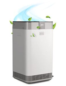 electrostatic precipitator air purifier, rid your home of pollutants, pet dander, & pollen, superb functionality and 4-stage filtration system, bapuv350