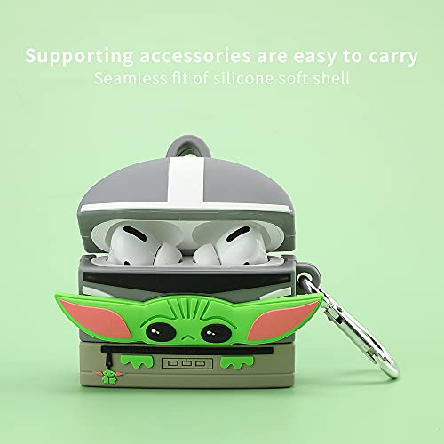 hnspice Compatible with Airpods Pro Case Cover, 3D Cute Cartoon Funny Fun Backpack Design,Stylish Chic Character Skin Keychain Kits, Stylish Girl Child Teen boy Airpods case (Backpack Pro)