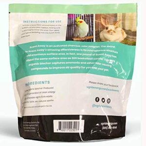 SCENT AWAY | Small Animal Bedding Deodorizer | 100% Natural & Fragrance Free, Non-Toxic Pet Odor Eliminator for Home | Active Carbon & Zeolite Extends Pet Bedding Life | Deodorizer for Pets 3qt. 2.84L