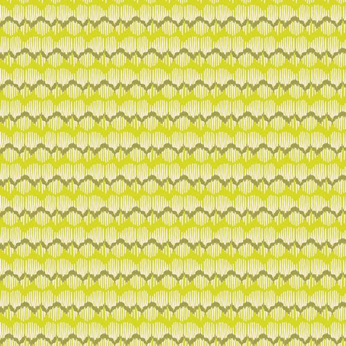 Art Gallery Fabrics Art Gallery Virtuosa Harmonious Act Citrus Fabric, Lime Green