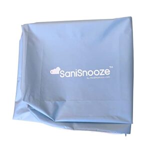 SaniSnooze Original Mattress Cover - Waterproof Stain Resistant Nylon 8" Bed Encasement - Easy to Clean (Twin) (38" x 74" x 8")