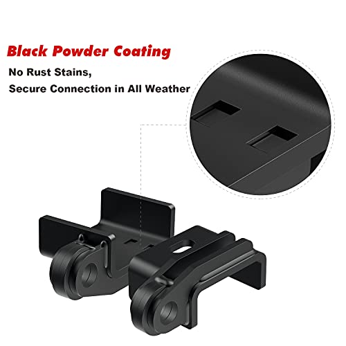 Front Tow Hook Mounting Bracket Compatible with Tacoma 2009-2023 D Ring Shackle Bracket, Demon Hook Bracket Replacement