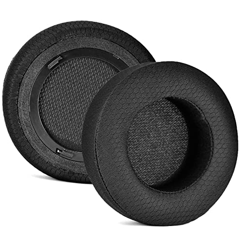 Upgrade Virtuoso XT Thicker Earpads - Cushion Compatible with Corsair Virtuoso RGB Wireless SE Gaming Headset, Breathable Ear pad, High-Density Noise Cancelling Foam，Added Thickness (Fabric Thicker)