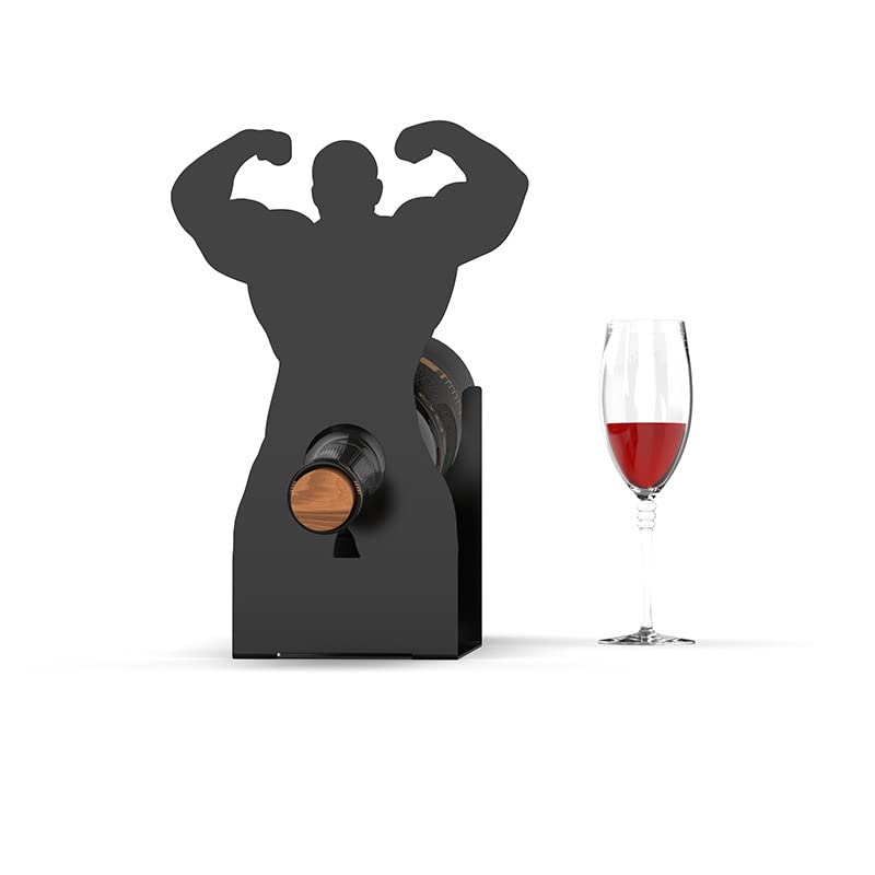 Tabletop Wine Holder Wine Bottle Racks , Funny Decoration Table Centerpiece Wine Display Stand, Freestanding Wine Storage for Kitchen Home Bar