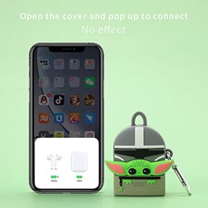 hnspice Compatible with Airpods1&2 Case Cover, 3D Cute Cartoon Funny Fun Backpack Design,Stylish Chic Character Skin Keychain Kits, Stylish Girl Child Teen boy Airpods case (Backpack)