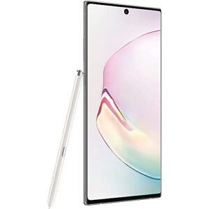 Samsung Galaxy Note 10+ Note10 Plus N975U 256GB Android Smartphone, Aura White, T-Mobile Locked (Renewed)