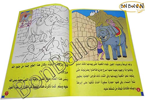 Set of 10 Arabic Children Toddlers Kids Birds and Animals in The Koran Stories Perfect for Preschool & Kindergarten Classrooms Include Stories Arabic Version Book Paperback – DAR Rawan