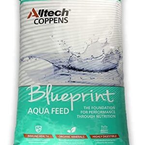 Alltech Coppens SP-15 5mm Floating Fish Food - Extruded Feed for All Pond-Raised Bluegill, Crappie, Catfish, Trout and Other Freshwater Fish - 44 LBs