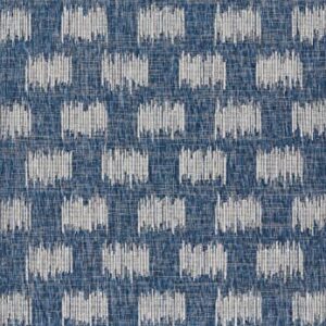 Novogratz by Momeni Villa Turin Blue Indoor/Outdoor Area Rug 2' X 3'