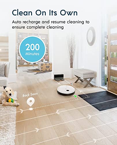 Yeedi vac Station Robot Vacuum and Mop,Self Emptying 3 in1,3000Pa Suction, 200Mins Runtime with Clean Schedule,Smart Mapping and Carpest Detection,Virtual Boundary