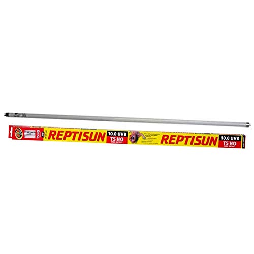 Zoomed Reptisun 34" 10.0 T5HO UV-B Bulb - Includes Attached DBDPet Pro-Tip Guide - Great for Bearded Dragons, and Chameleons