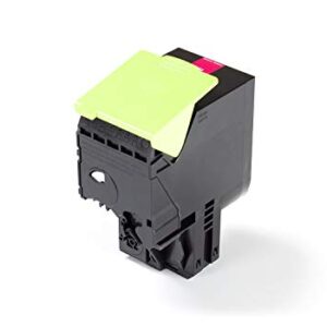 Green2Print Toner Magenta 1400 Pages Replaces Lexmark 78C10M0 Toner Cartridge for Lexmark CX421adn, CX421, CX522ade, CX522, CX622ade, CX622, CX625ade, CX625adhe, CX625, CS421DN, CS421, CS431DW, C