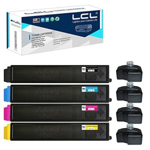 lcl compatible toner cartridge replacement for kyocera tk8327 tk-8327 tk8327k tk-8327k tk-8327c tk-8327m tk-8327y 1t02npcus0 1t02npccs0 1t02npbcs0 1t02npacs0 2551ci (4-pack black cyan magenta yellow)