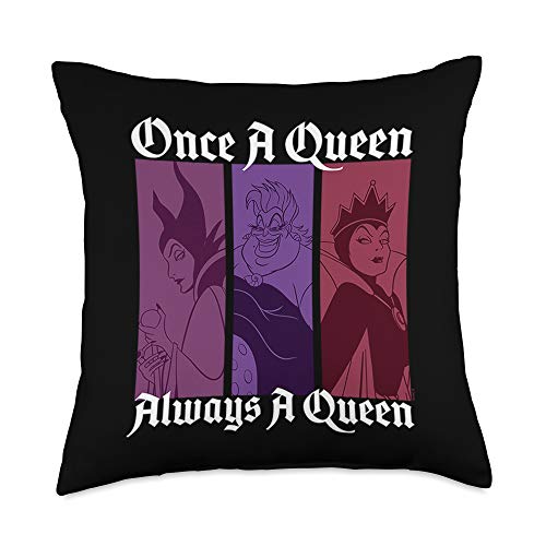 Disney Villains Always A Queen Throw Pillow, 18x18, Multicolor