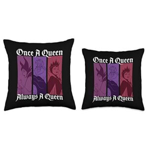 Disney Villains Always A Queen Throw Pillow, 18x18, Multicolor