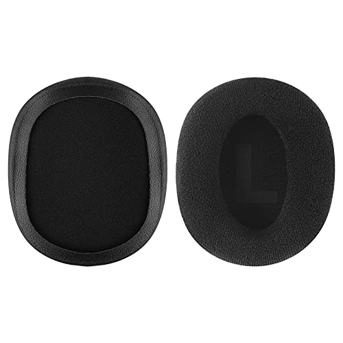 Geekria Comfort Velour Replacement Ear Pads for Logitech G Pro, G Pro X, G433, G233 Headphones Earpads, Headset Ear Cushion Repair Parts (Black)