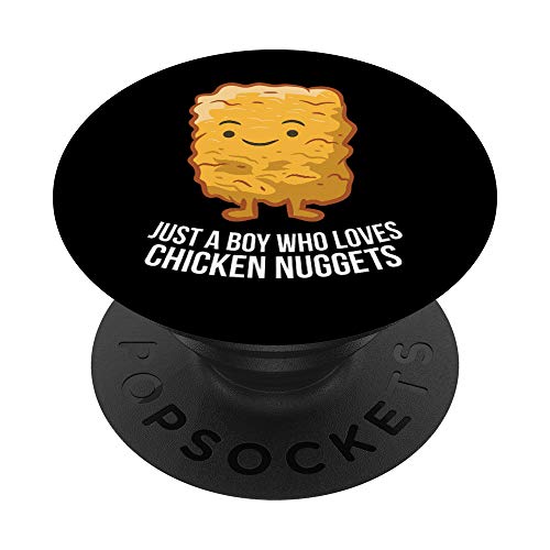 Chicken Nuggets Son Just A Boy Who Loves Chicken Nuggets PopSockets Swappable PopGrip